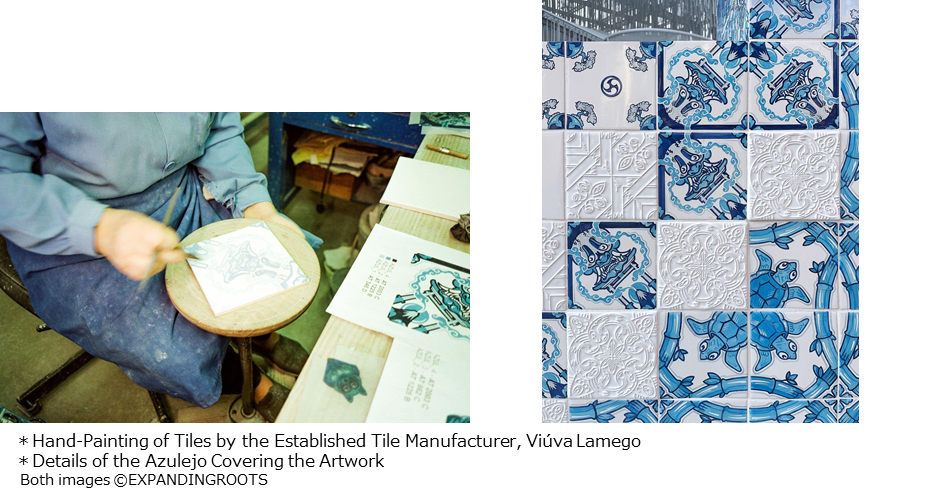 Azulejo Installation "A JANELA" Donated for Permanent Display at INAX MUSEUMS!｜Newsroom｜LIXIL