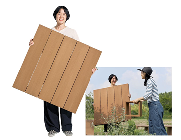 LIXILから、DIYでもつくれる、レイアウトフリーなウッドデッキ 「Module Garden（モジュールガーデン）」を発売｜Newsroom｜LIXIL