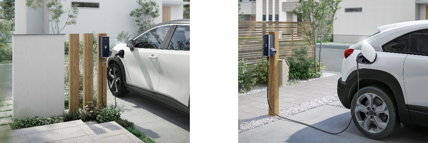 住宅の外観に調和するデザインで、他の商材とコーディネート可能な「EV充電器」と「EVコンセントポール」を発売｜Newsroom｜LIXIL