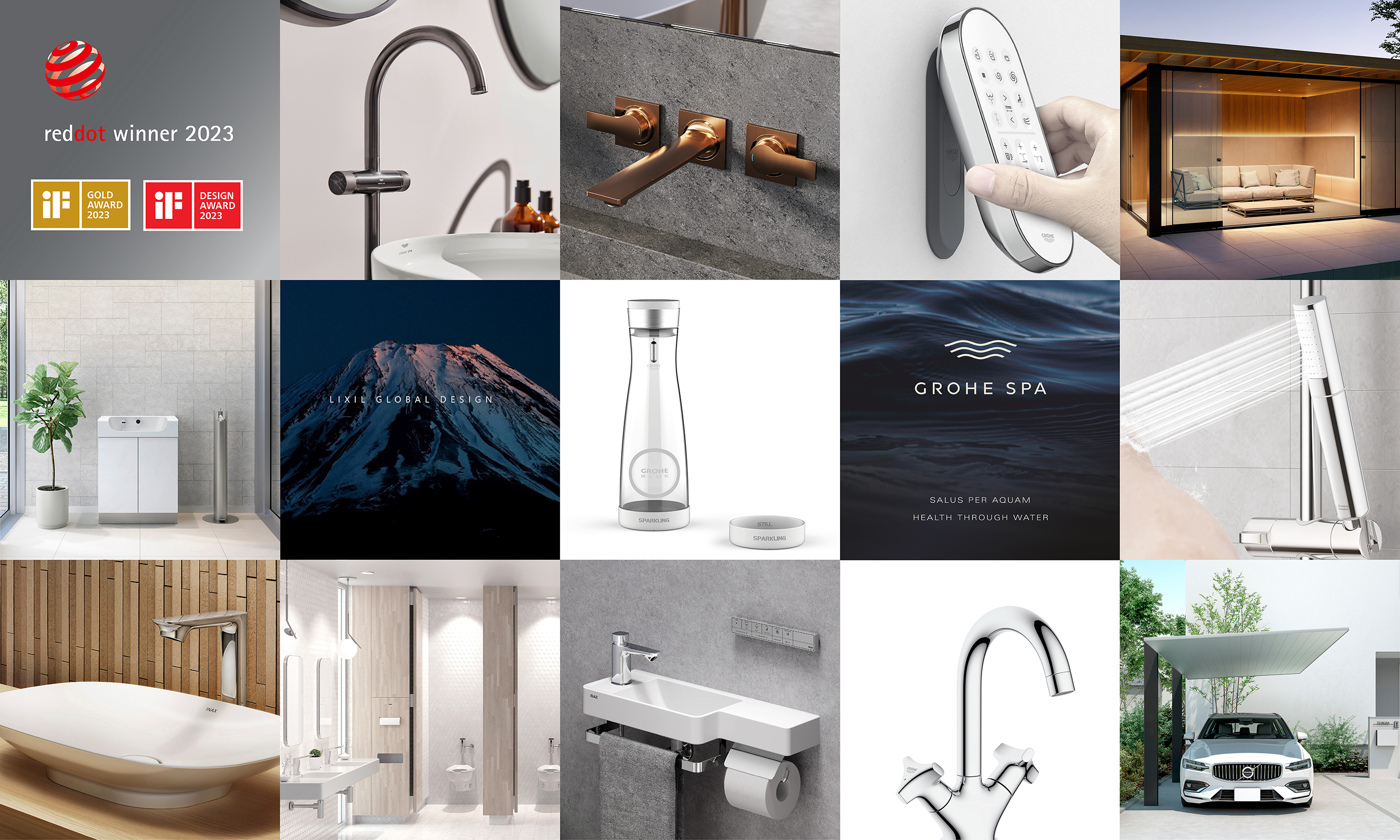 LIXIL collects a total of 20 Red Dot and iF Design Awards that bring ...